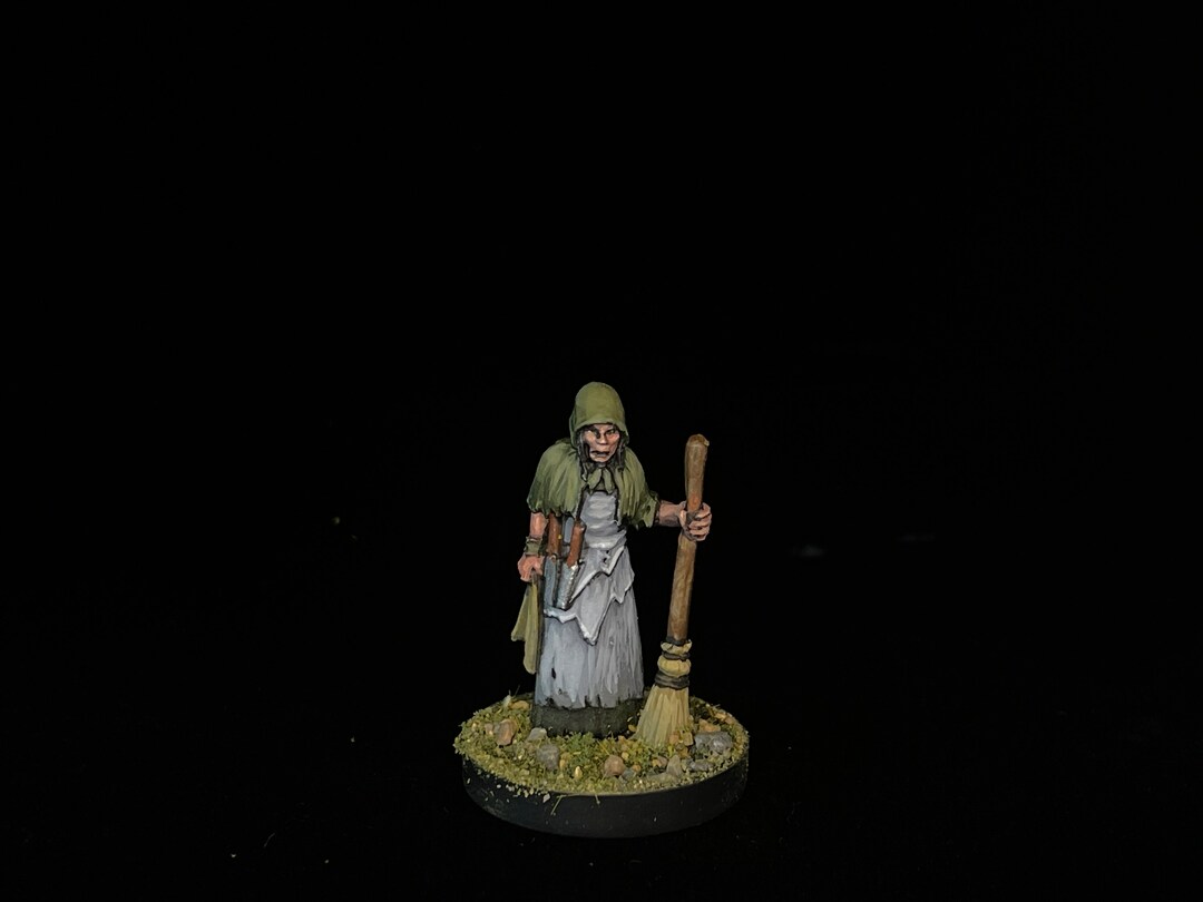 Old Woman, Hag, Villager, NPC, Townsfolk [metal] - Painted Miniature ...