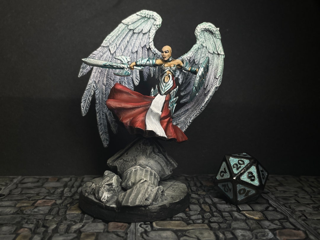 Deva / Angel - Handpainted D&D Miniature - Etsy