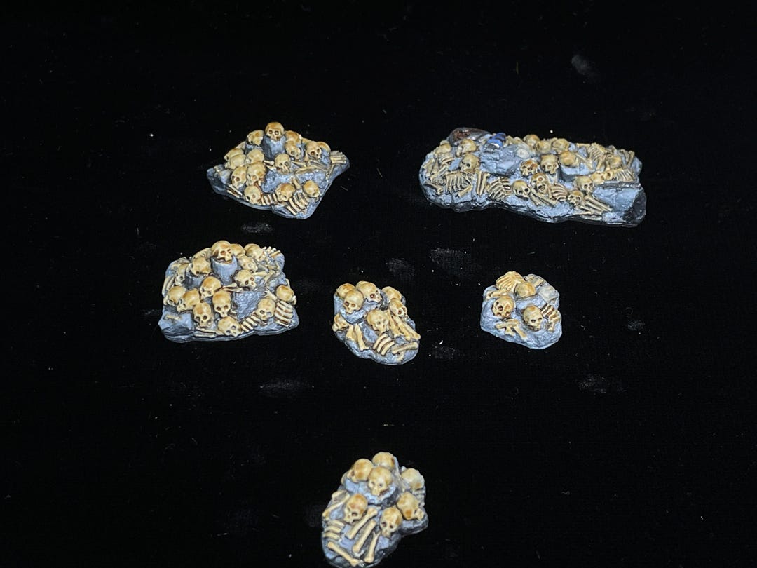 Bone Piles Set 2, Bones Scatter, Dungeon Scatter - Painted Miniature ...