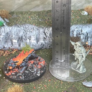 Devil Hound, Hellish Hound, Flaming Dog [quickpaint] - Painted ...