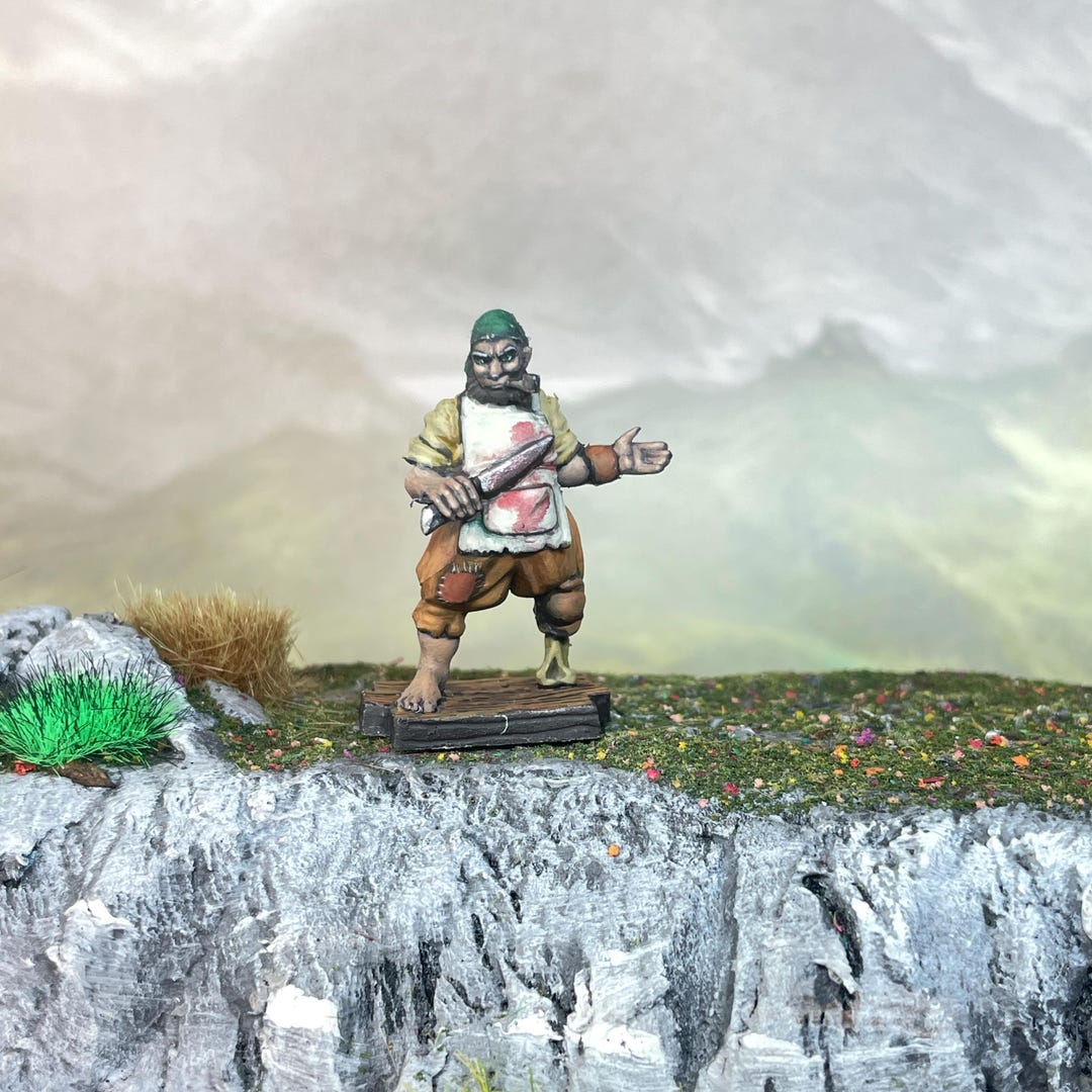 Pirate Cook With Bone Leg, Pirate Crew Member, NPC - Painted Miniature ...