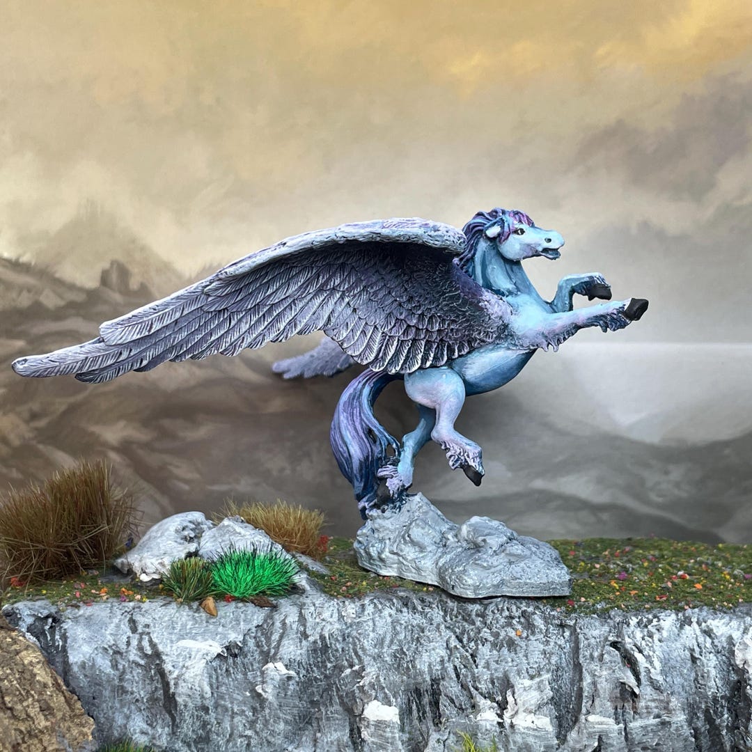 Pegasus, Large Steed, Winged Horse, Mystical Horse, Magic Steed ...