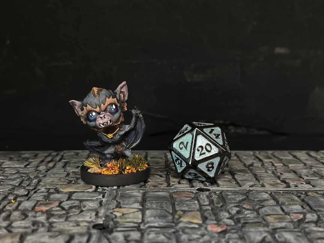 Chibi Bat [metal] - Painted Miniature - D&D - Frostgrave - Pathfinder ...