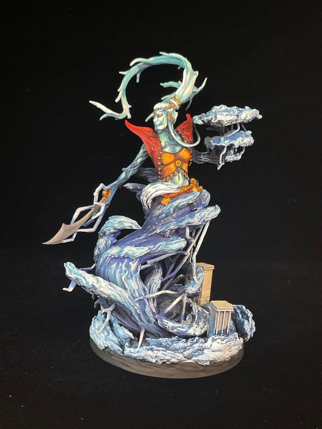 Air Genie, Air Elemental, Djinn, Air Djinn Painted Miniature D&D ...