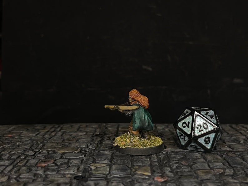 Female Dwarf Ranger Fighter Rogue Painted Miniature D&D - Etsy