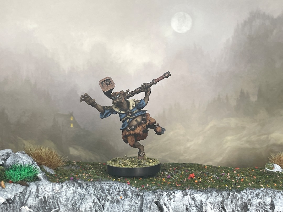 Satyr, Faun, Monk, Moonstone Klaus - Painted Miniature - D&D ...