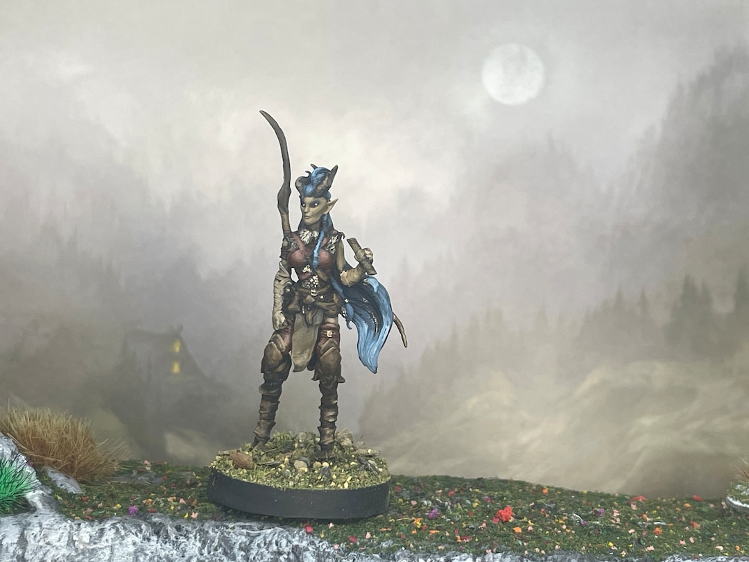 Female Faun, Satyr, Druid, Ranger, Fighter Painted Miniature D&D ...