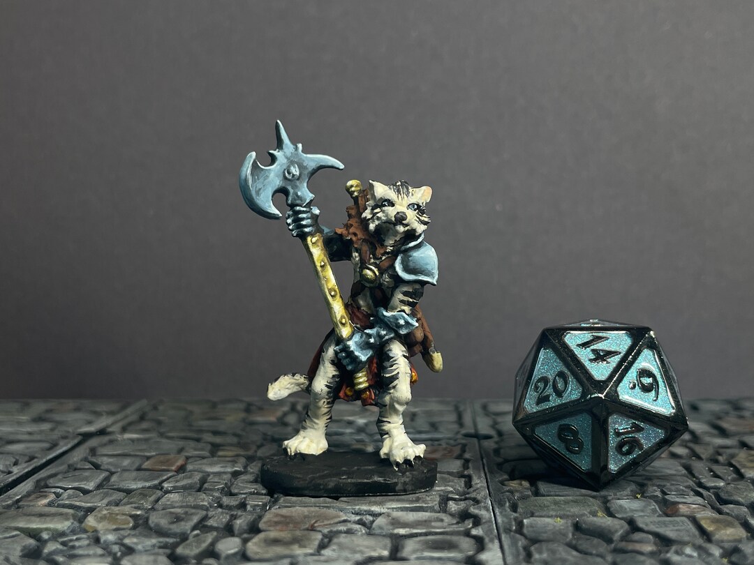 Tabaxi Barbarian - Handpainted D&D Miniature - Etsy