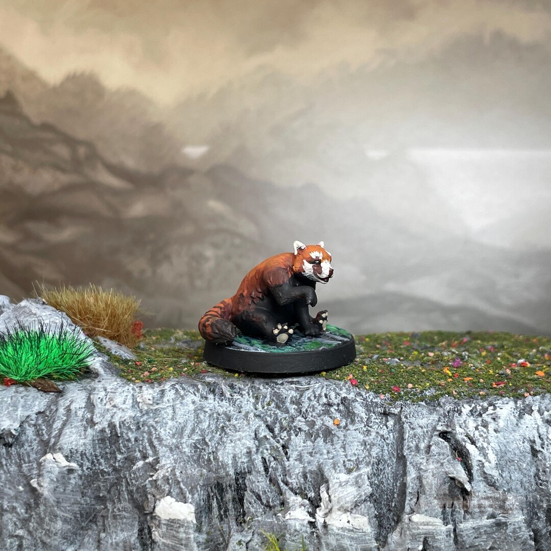 Red Panda, Animal Companion, Wild Shape, Familiar - Painted Miniature ...
