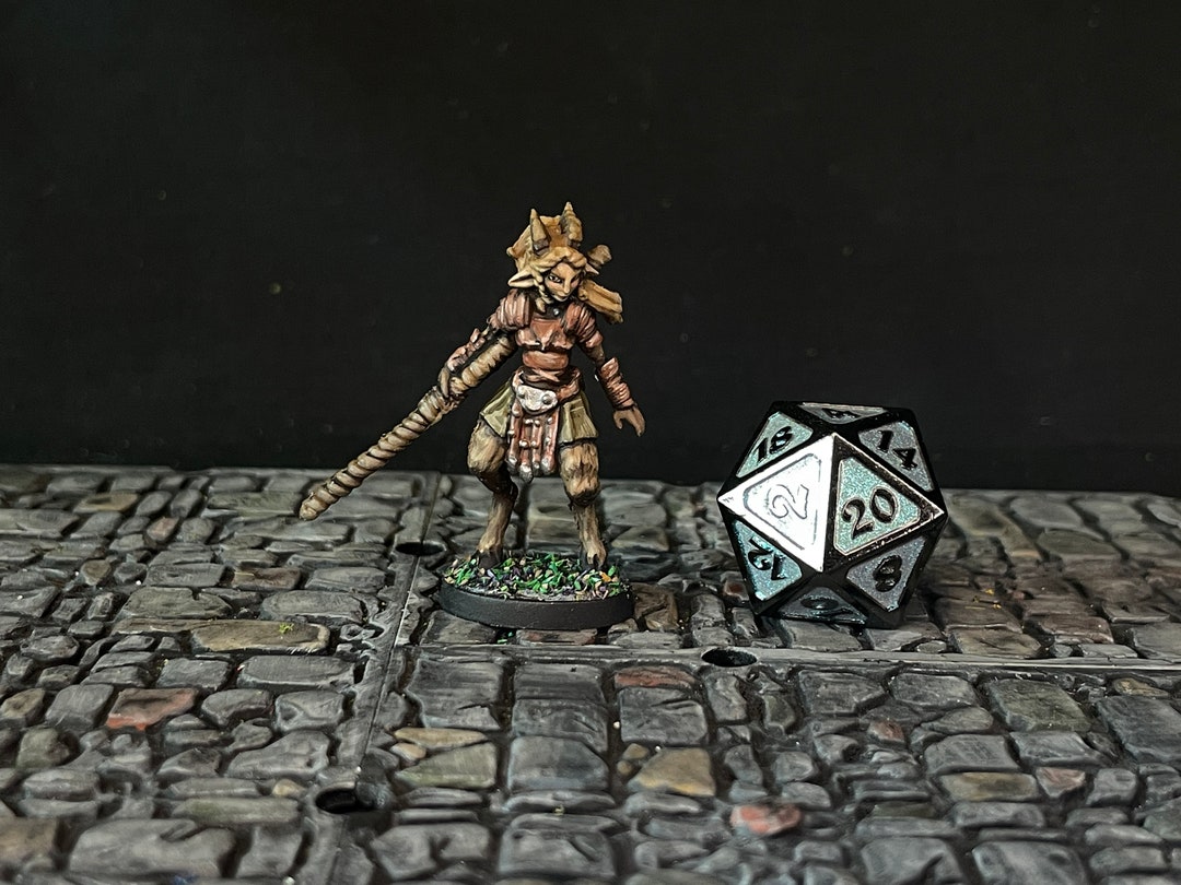 Female Faun / Satyr Painted Miniature D&D Frostgrave Pathfinder RPG - Etsy