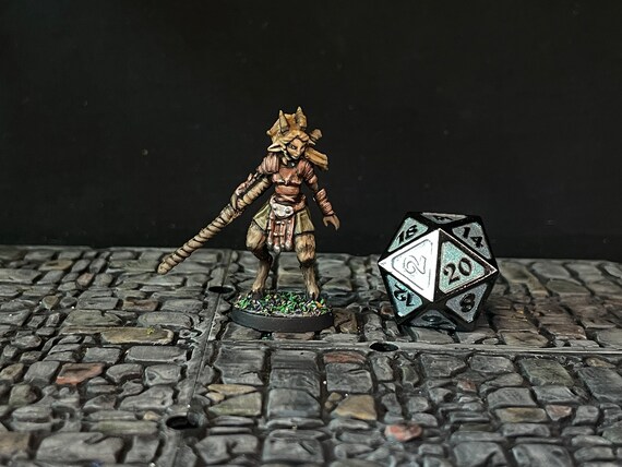 Female Faun / Satyr Painted Miniature D&D Frostgrave - Etsy