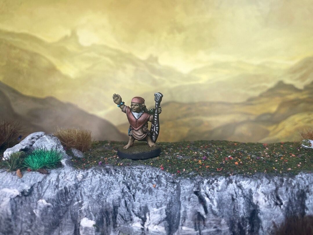 Halfling Warlock, Witch, Druid, Ranger - Painted Miniature - D&D ...