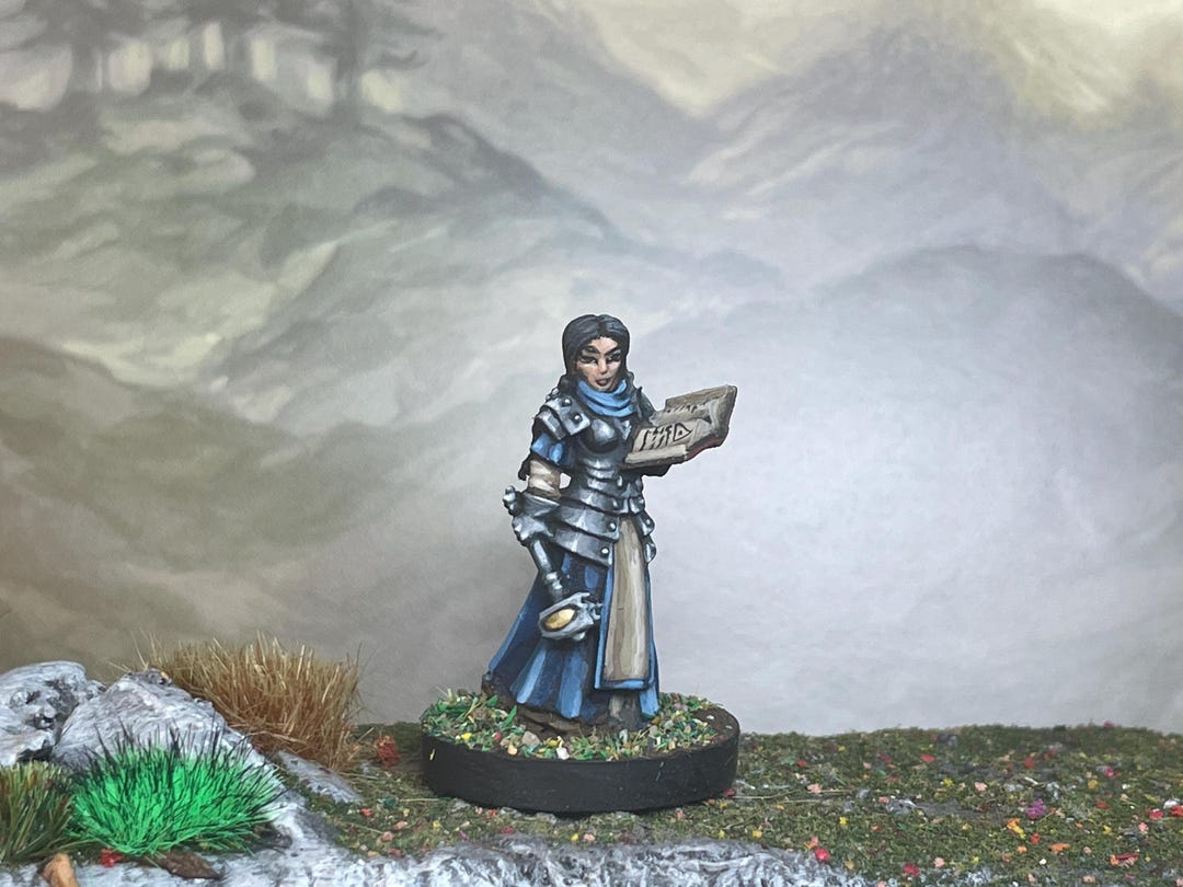 Female Cleric, Female Paladin, Female War Mage [metal] - Painted ...