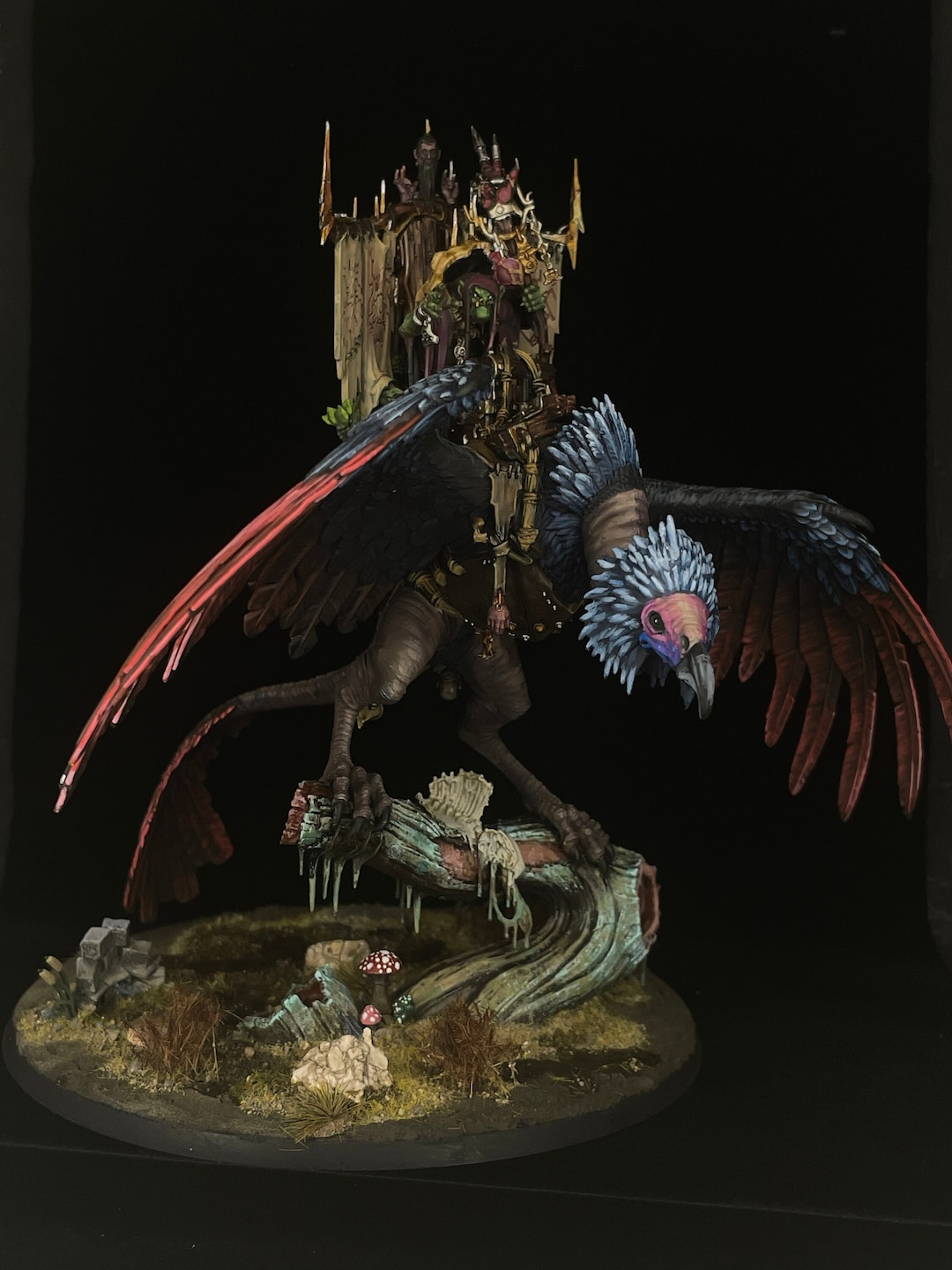 Gobsprakk, Colossal Vulture With Orc Rider, Gargantuan Vulture, Roc ...