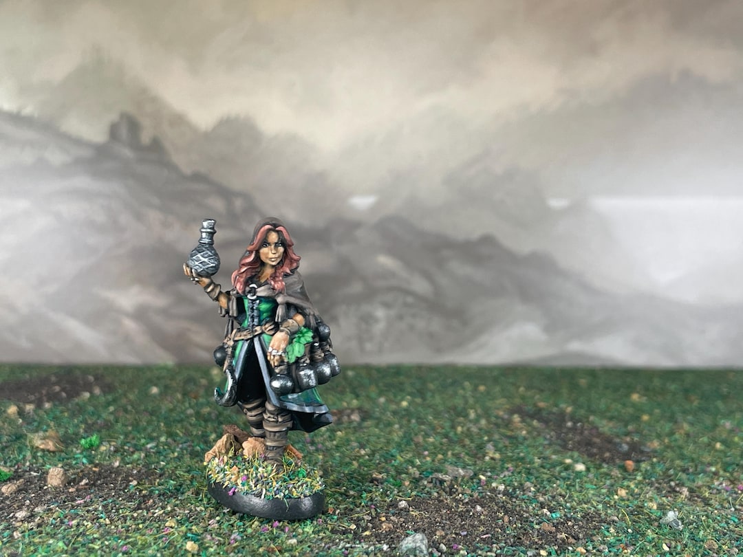 Herbalist, Druid, Potion Seller, Ranger - Painted Miniature - D&D ...