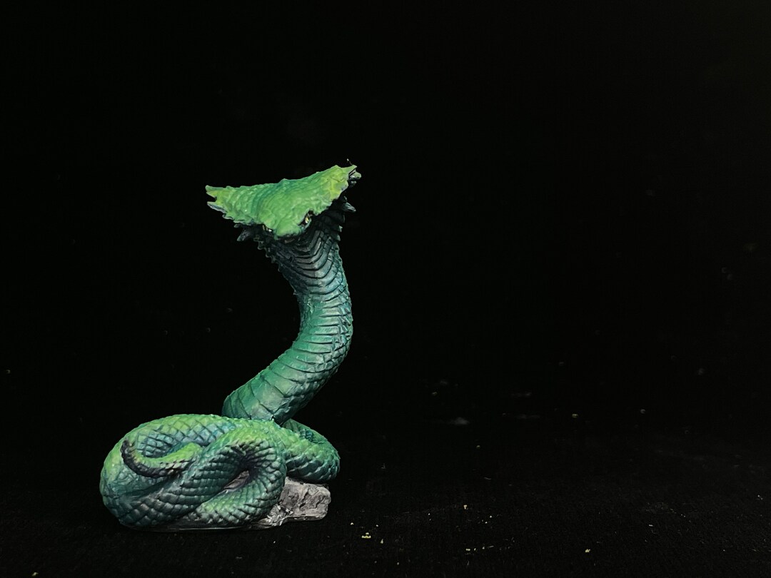 Giant Cobra, Giant Snake, Giant Serpent - Painted Miniature - D&D ...