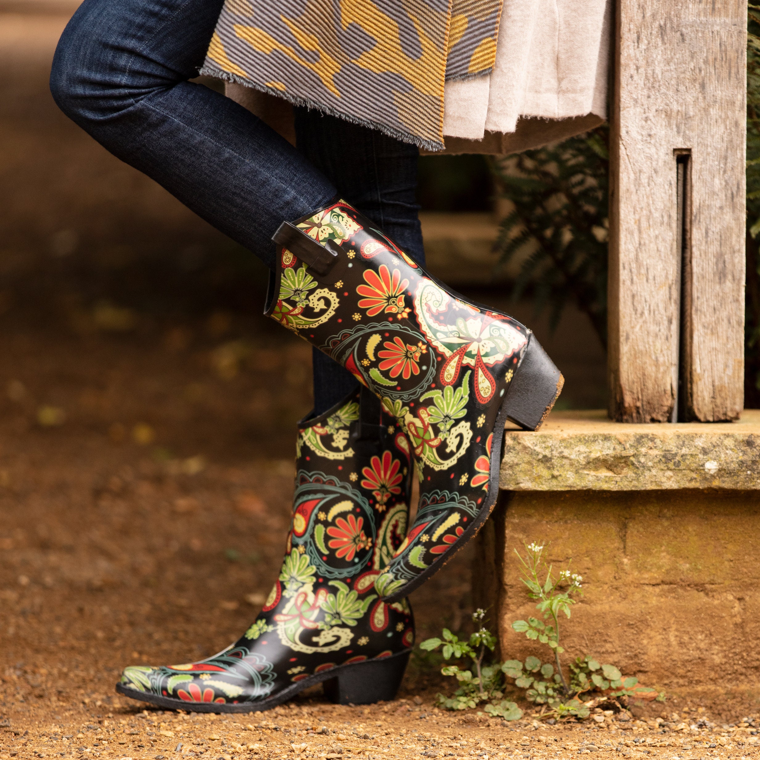 Paisley Women's Waterproof Welly Boots Talolo Boots - Etsy UK