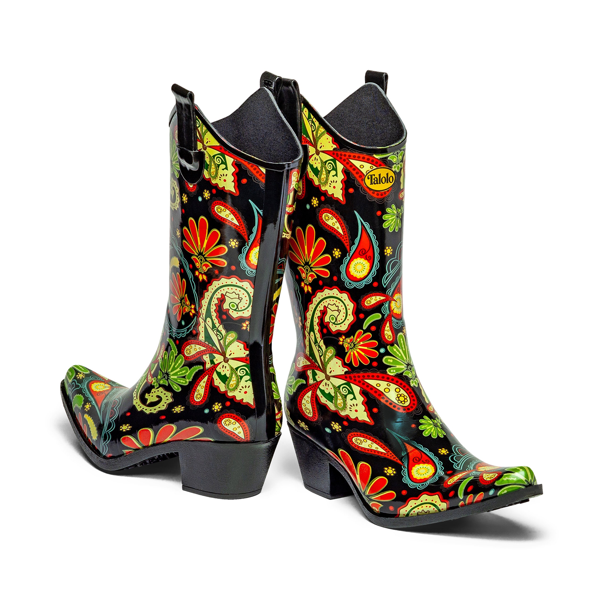 Paisley Women's Waterproof Welly Boots Talolo Boots - Etsy UK