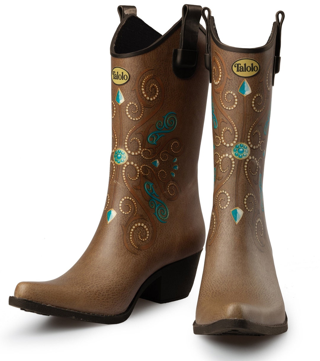 Waterproof High Quality Western Style Cowgirl Welly Boot - Etsy