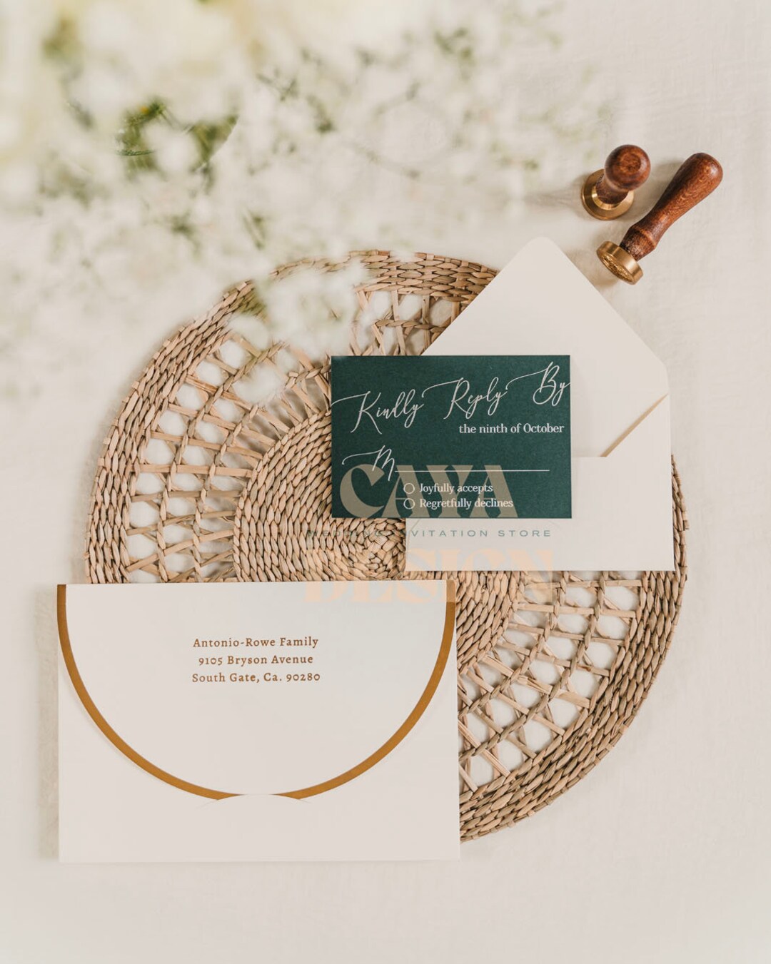 Outer Envelopes for Weddings Invitations and Envelopes Customized ...