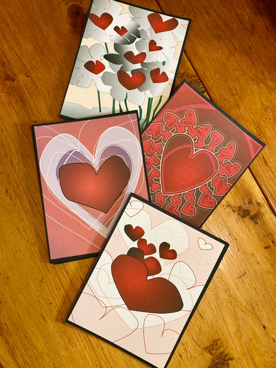 Printable Valentines Day Cards Multiple Designs Instant | Etsy