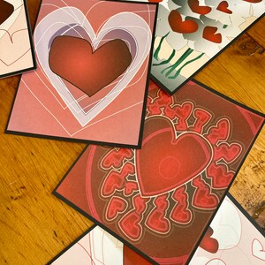 Printable Valentines Day Cards Multiple Designs Instant | Etsy