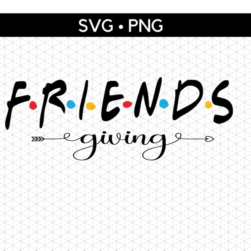 Friendsgiving Svg - Etsy