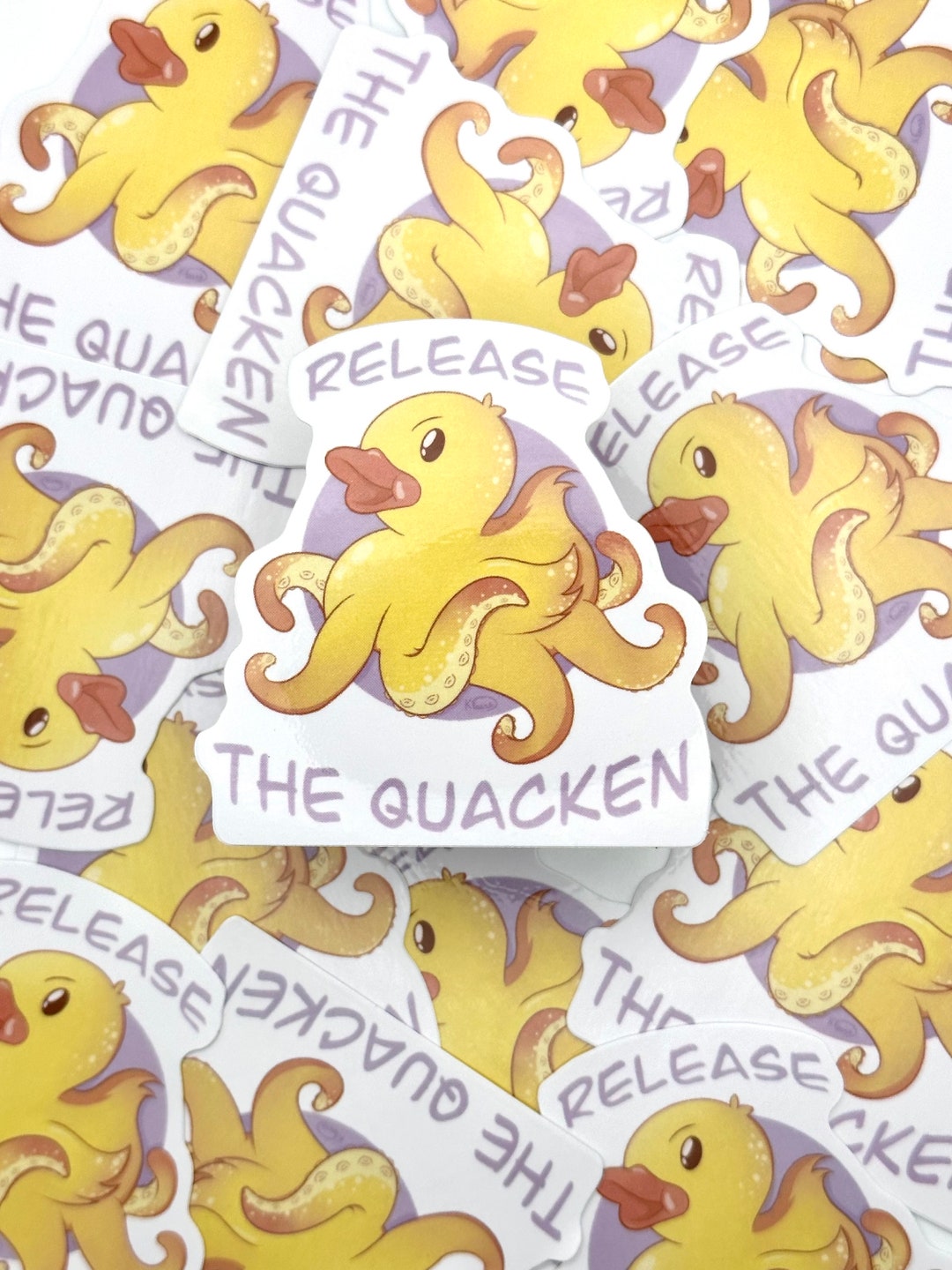Release the Quacken Sticker - Etsy
