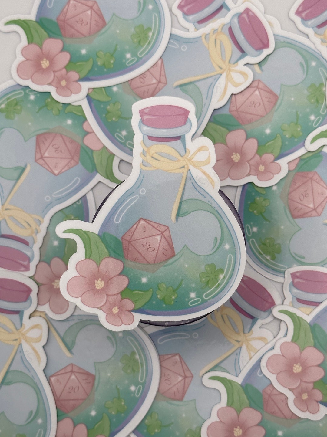 D20 Potion Bottle Sticker - Etsy