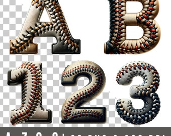 Baseball PNG, Doodle Letters, Doodle Font, 3D Letters, Alphabet PNG ...