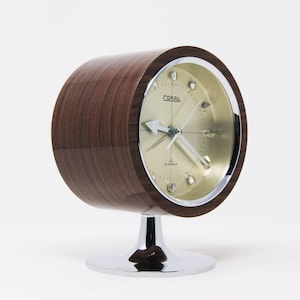 Vintage Tulip Coral Alarm Clock Tokyo Tokei Space Age - Etsy