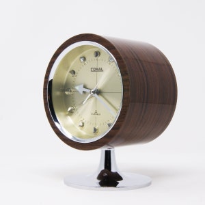 Vintage Tulip Coral Alarm Clock Tokyo Tokei Space Age - Etsy