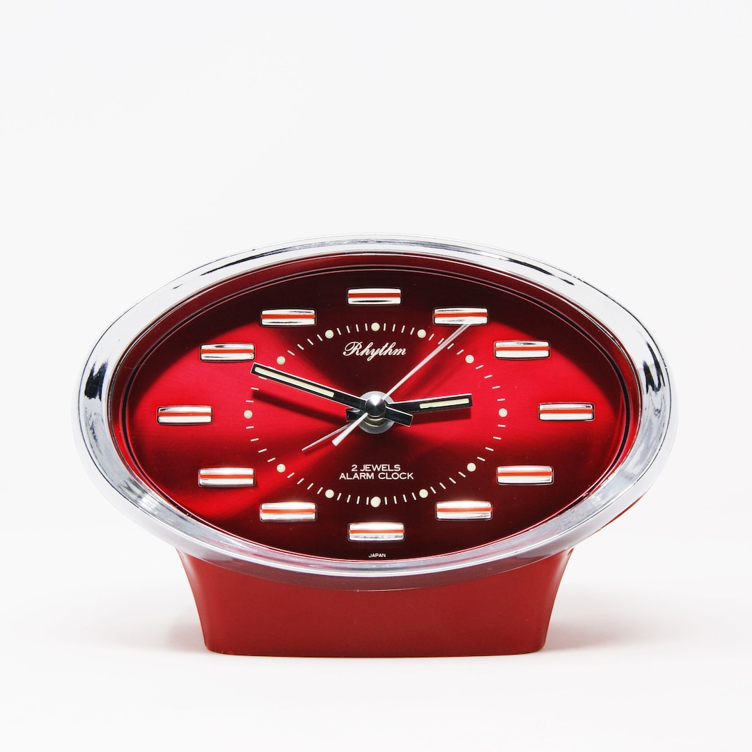 Rhythm Alarm Clock 51143 Space Age - Etsy