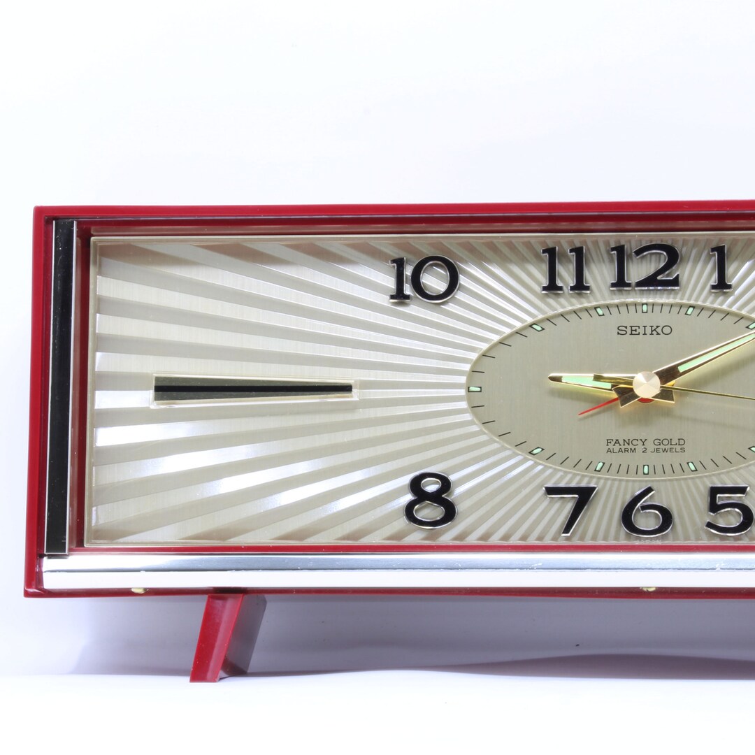 Vintage Seiko Fancy Gold Mantel Clock FG102 - Etsy