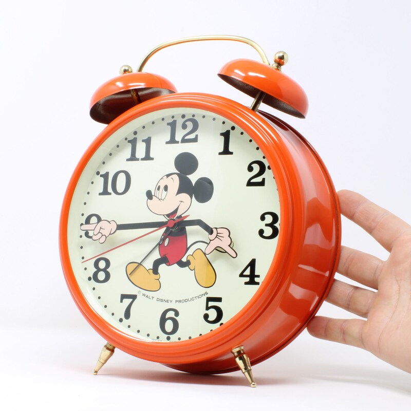 Mickey Mouse Desk Clock - Etsy