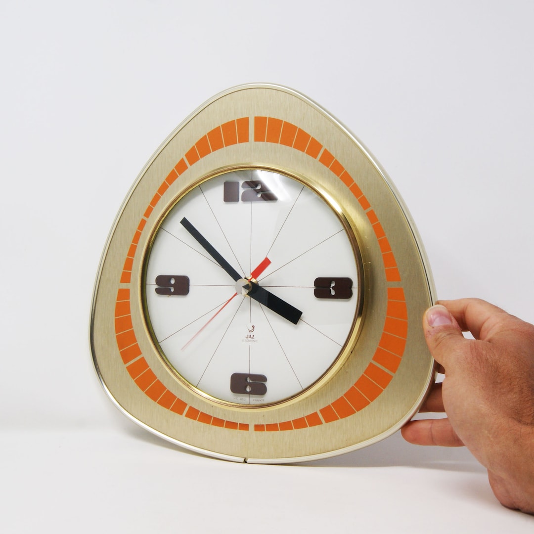 Space Age Wall Clock Jaz Tridic 1975 - Etsy