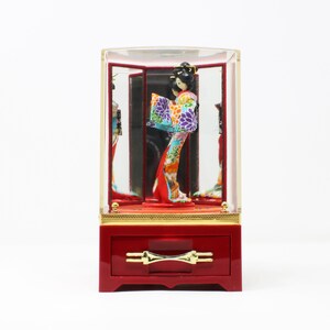 Vintage Musical Jewelry Box Lady Mate Japan - Etsy