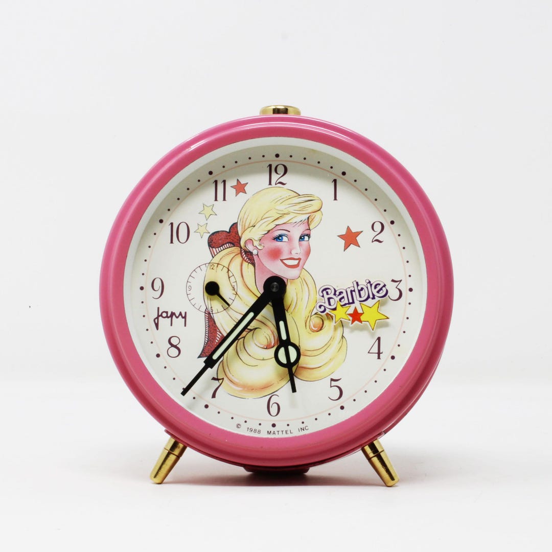 Japy Barbie Vintage Animated Alarm Clock 1988 - Etsy