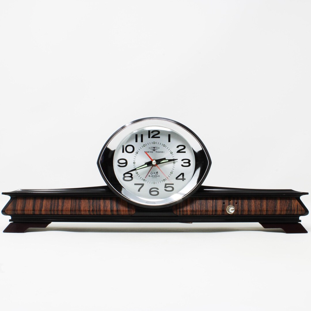 Vintage Tokyo Tokei Mantel Clock (model 1979) – Dual Musical Alarm ...