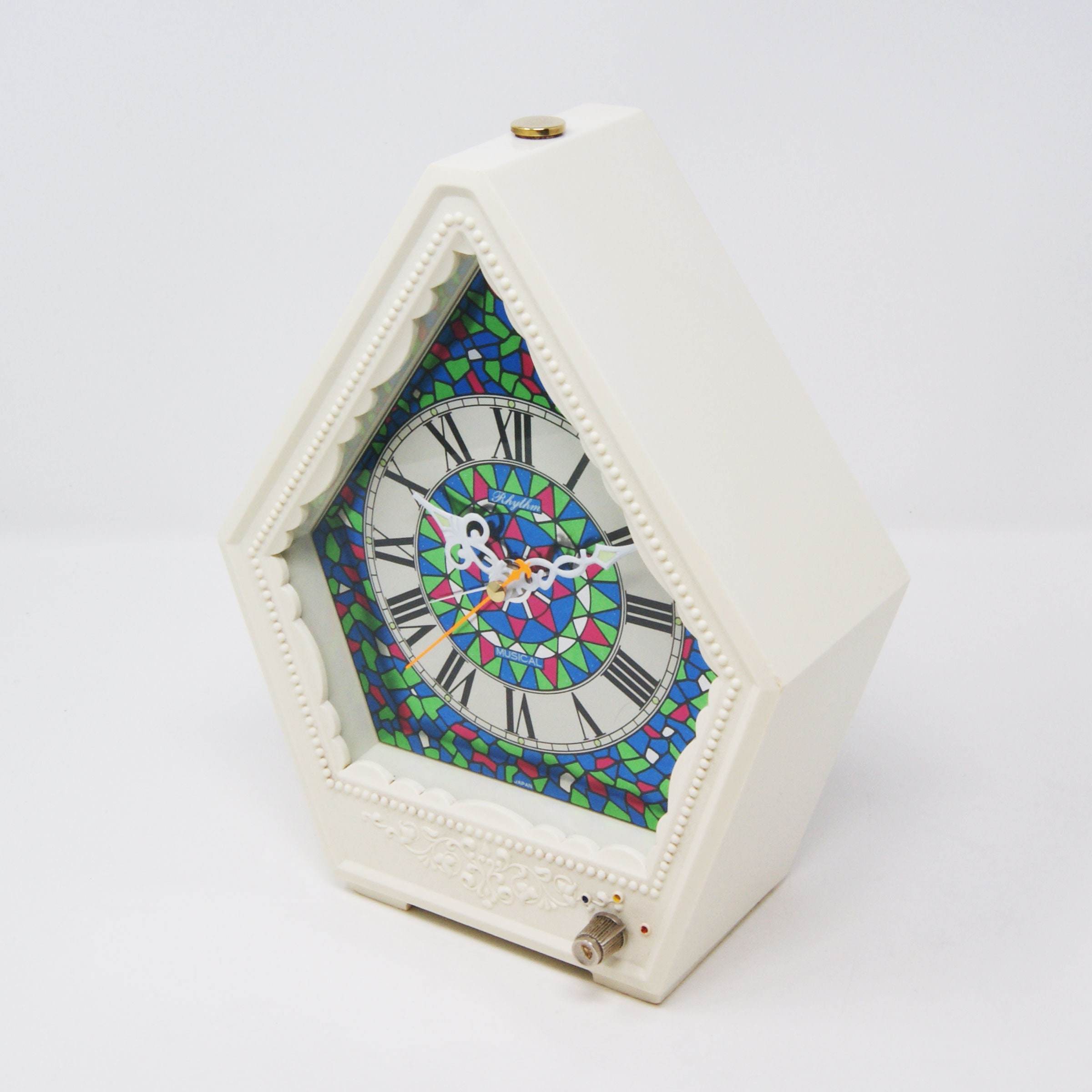 Rhythm Pentagon 3RM015 Music Alarm Clock - Etsy UK