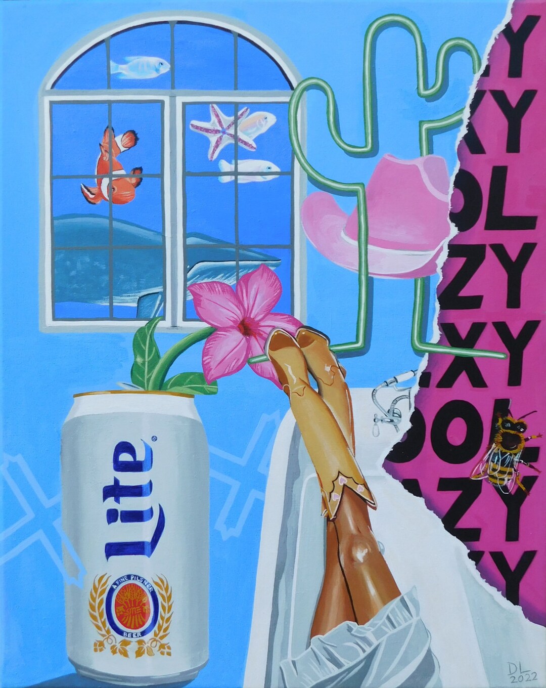 Underwater Cowboy Magazine Print - Etsy