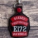 Firefighter Helmet Shield Keychain, Personalized Fireman, Fire Wife Bag ...