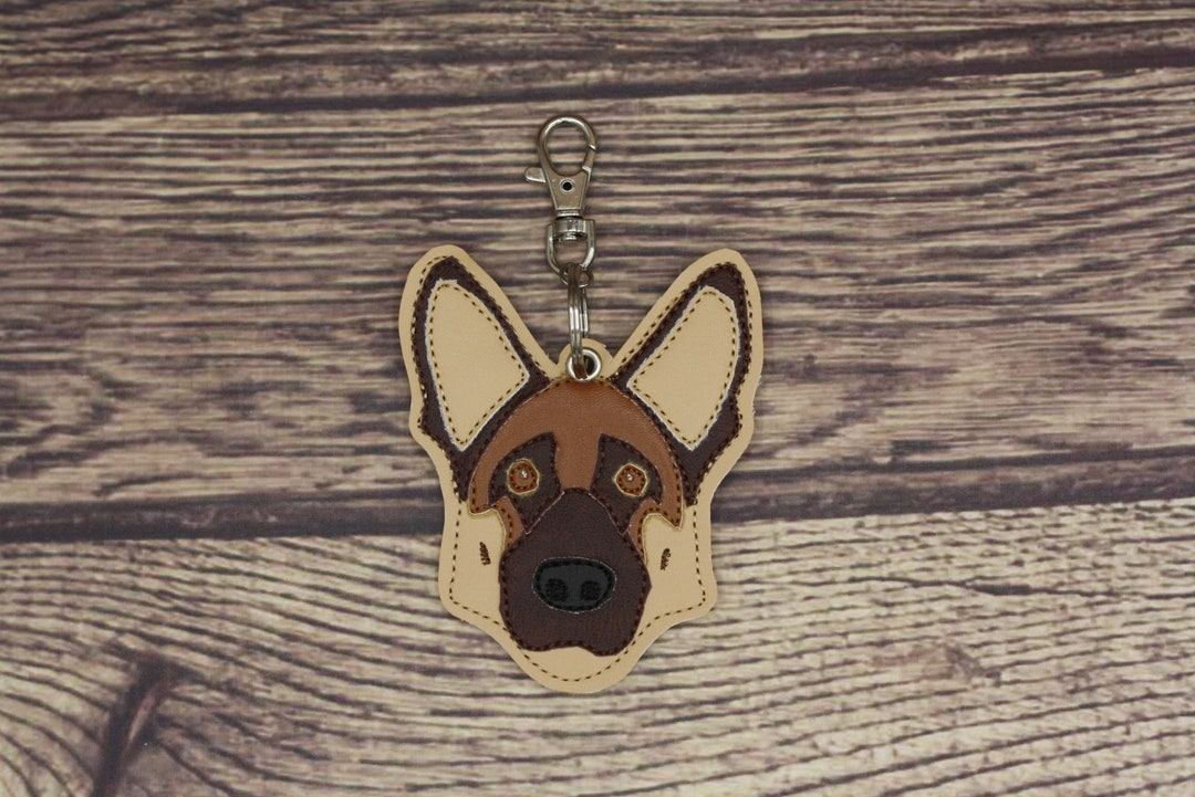 German Shepherd Keychain Dog Breed Key Fob Gift - Etsy