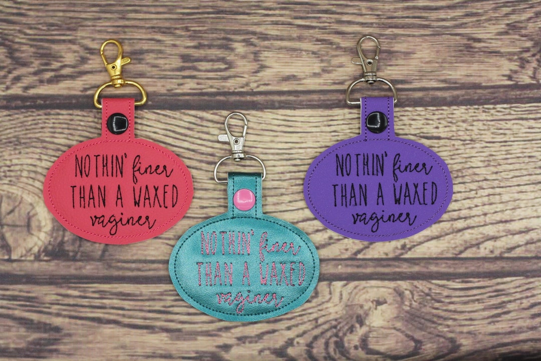 Waxing Wax Vaginer Keyfob Female Holiday Gift Tag Esthetician - Etsy