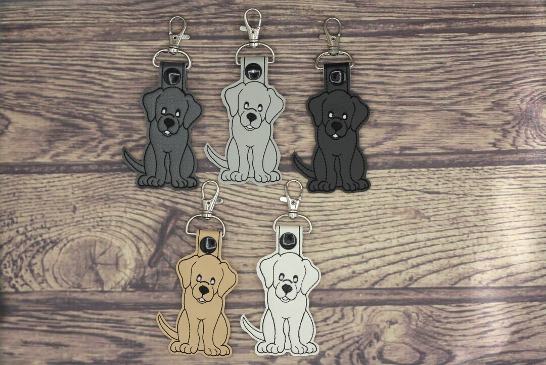 Lab Keychain Labrador Retriever Keyfob, Bag Tag - Etsy