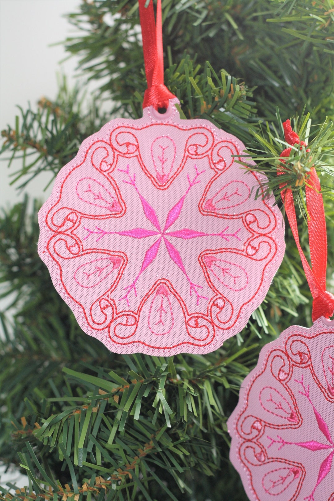 Uterus Christmas Ornament Holiday Gift Tag Bookmark - Etsy