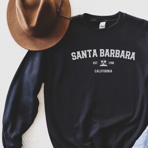 Santa Barbara Crewneck Sweatshirt - Santa Barbara Shirt - Santa Barbara ...