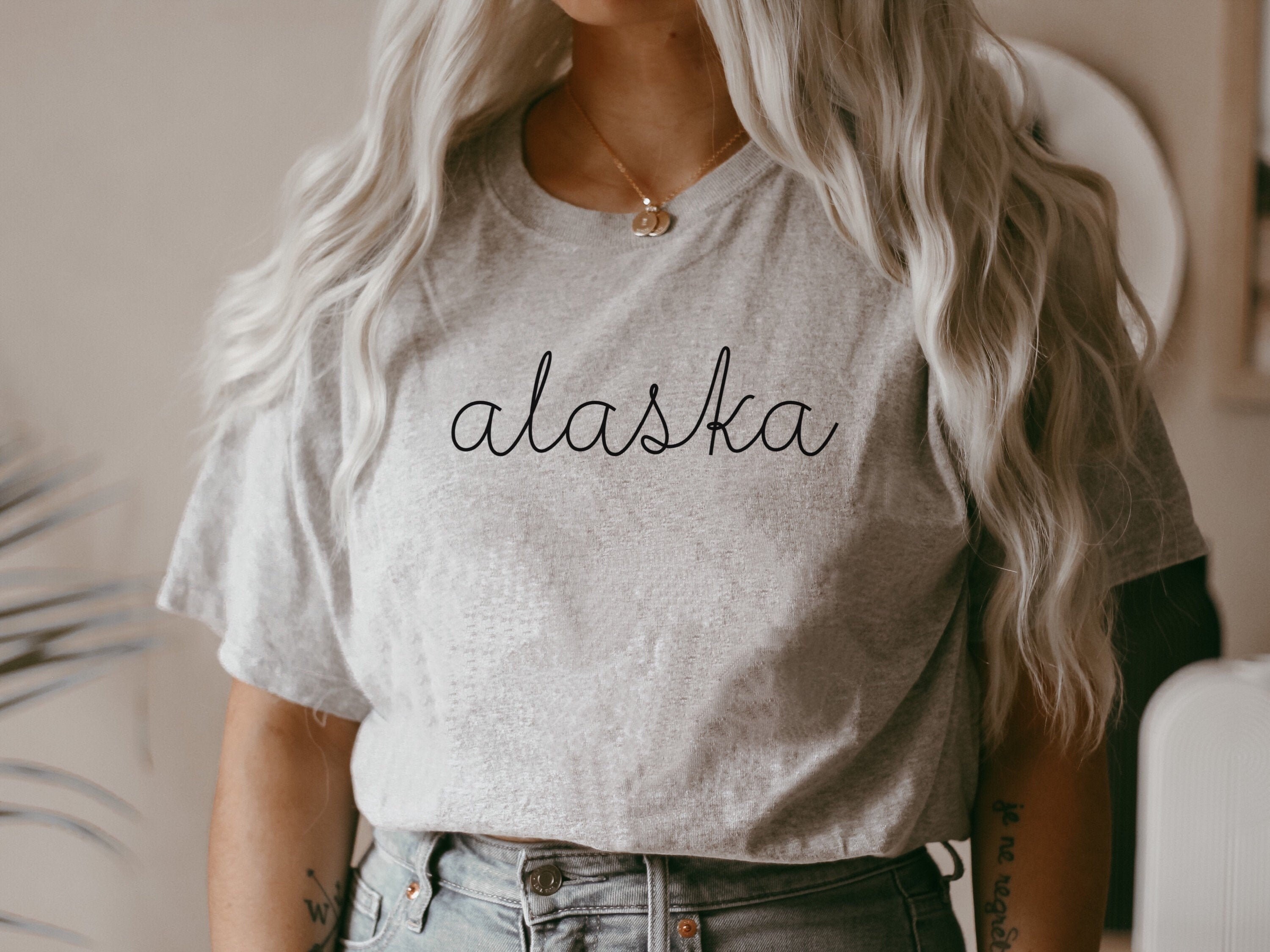 Alaska T-Shirt Alaska Women's Shirt Alaska | Etsy