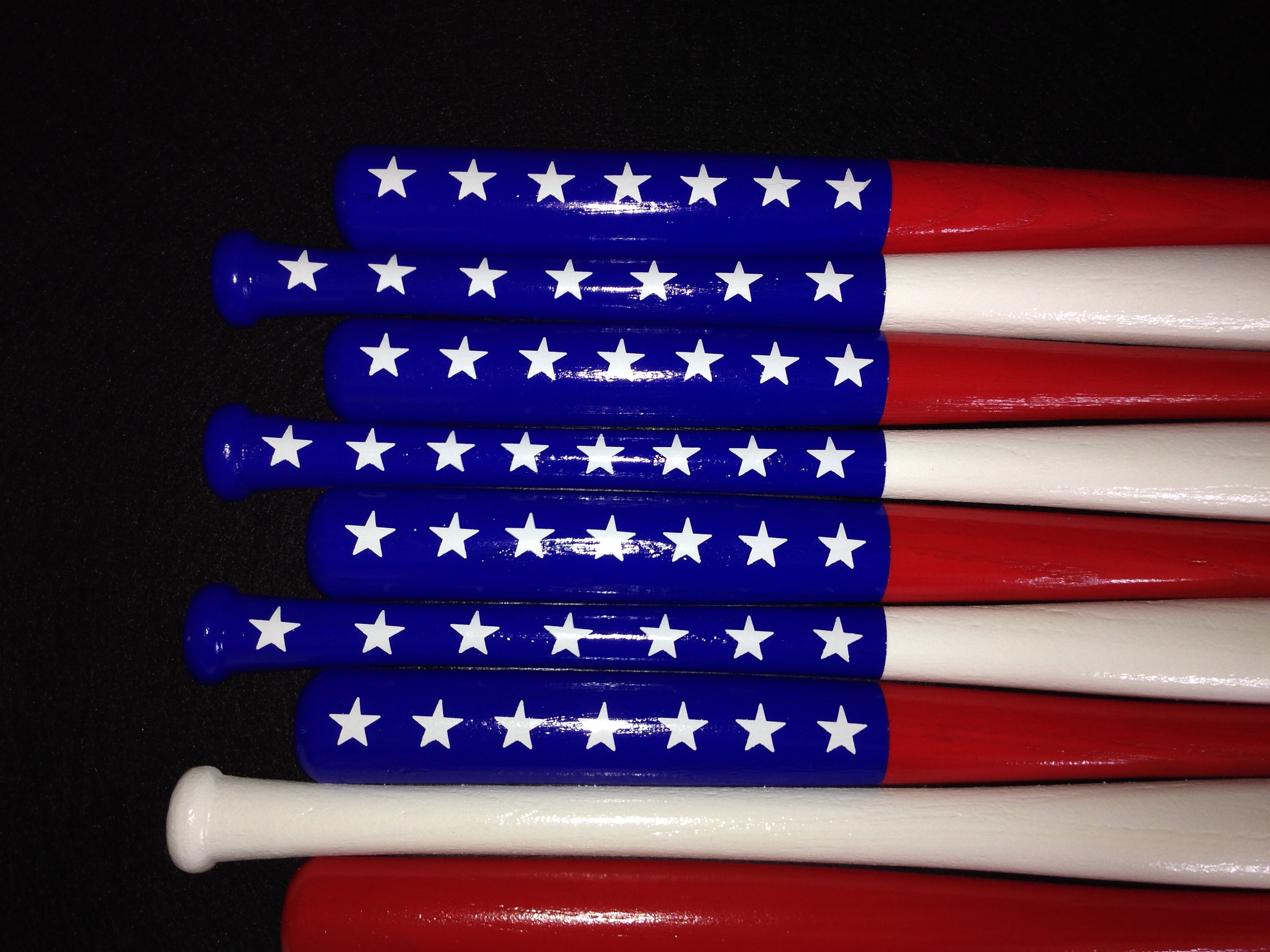 Custom Made American Flag Out of BASEBALL BATS! - Etsy