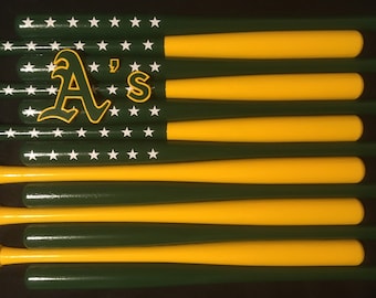 Custom Made American Flag Out of BASEBALL BATS - Etsy